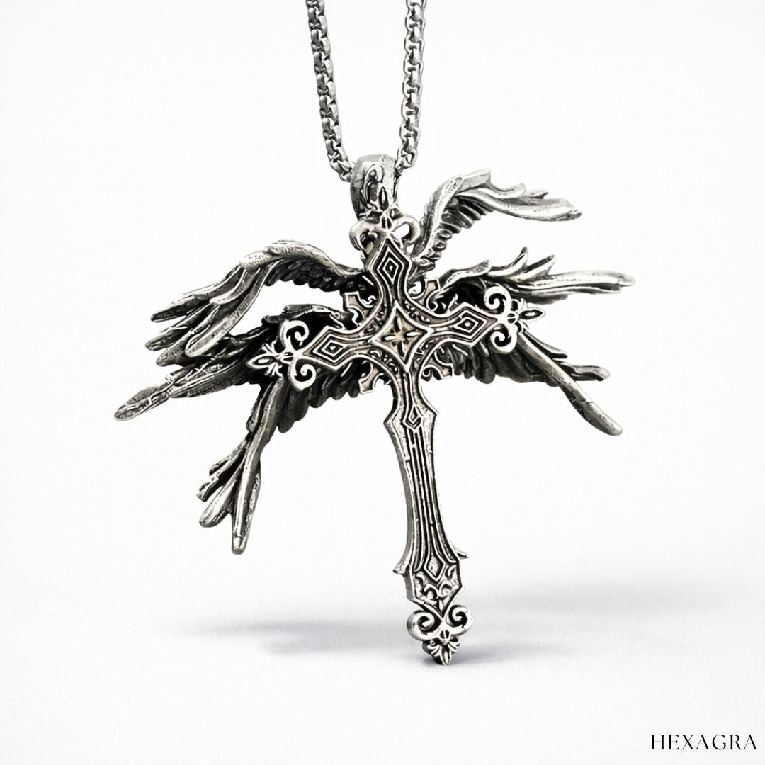 Arcaneum Six-Wing Angel Necklace – hexagra